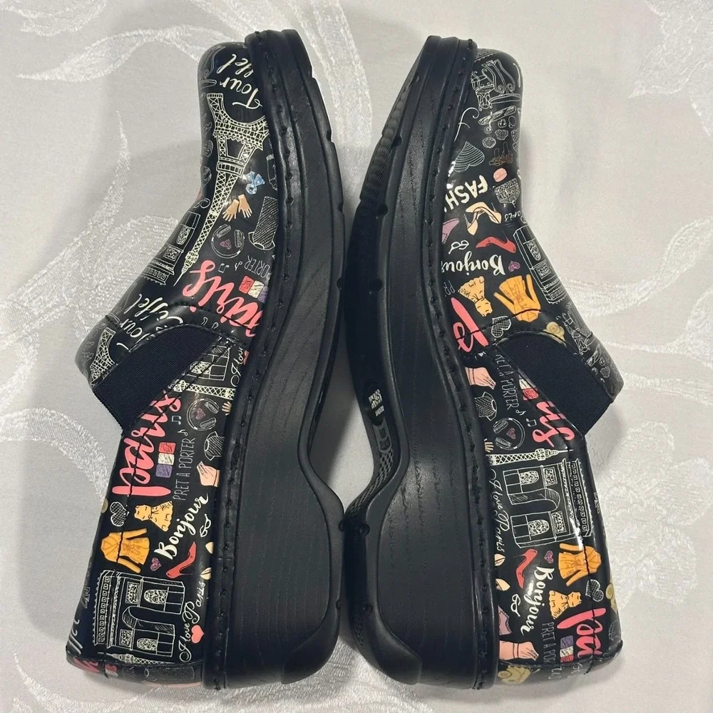 Klogs | Shoes | Klogs Sizem Women Nursing Shoes Moxy Paris Eiffel Tower ...